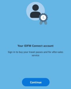 ナヴィゴ1週間パス購入に必要なIDFM Connect アカウント登録を日本からする方法